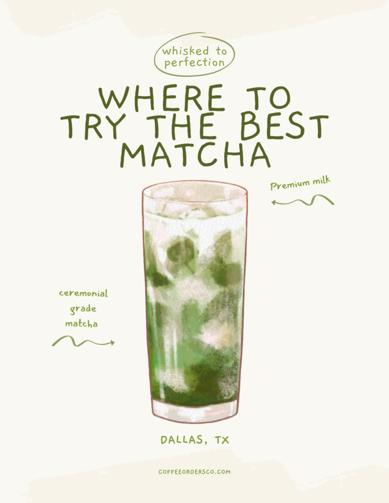 Where to try the Best Matcha – Dallas Fall 2025 - Coffee Orders Co.